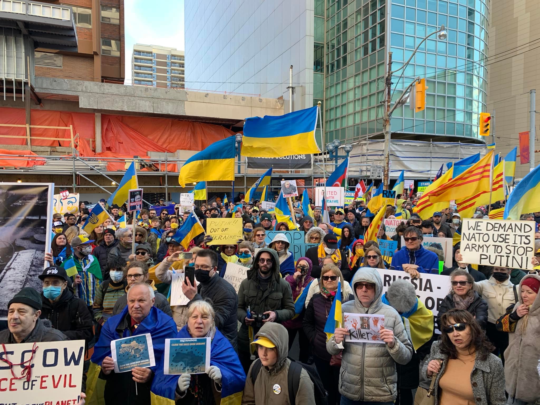 UCC Toronto - Stand with Ukraine: Rally at the Russian Consulate ...