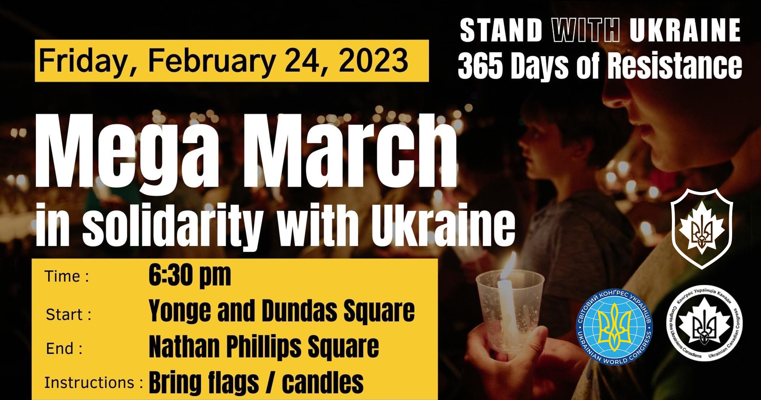UCC Toronto - CALL TO ACTION: MEGA MARCH - #365 Days - in solidarity ...