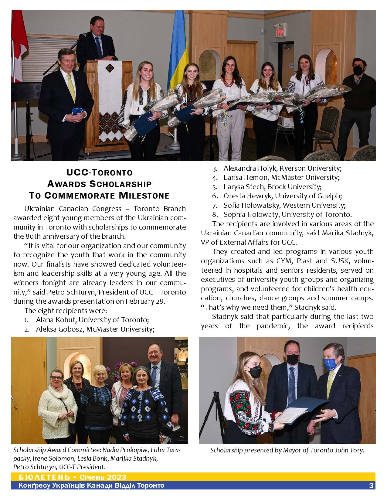 UCC Toronto - UCC-T Bulletin