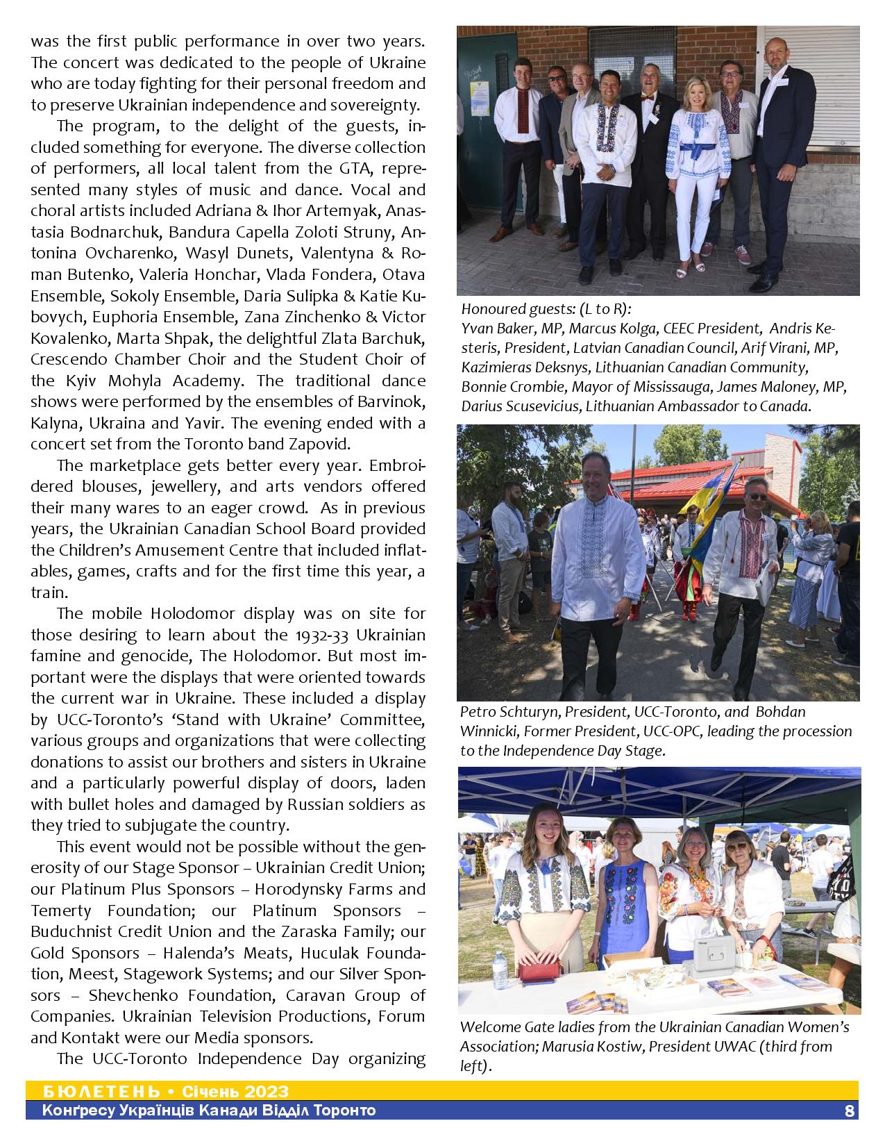 UCC Toronto - UCC-T Bulletin