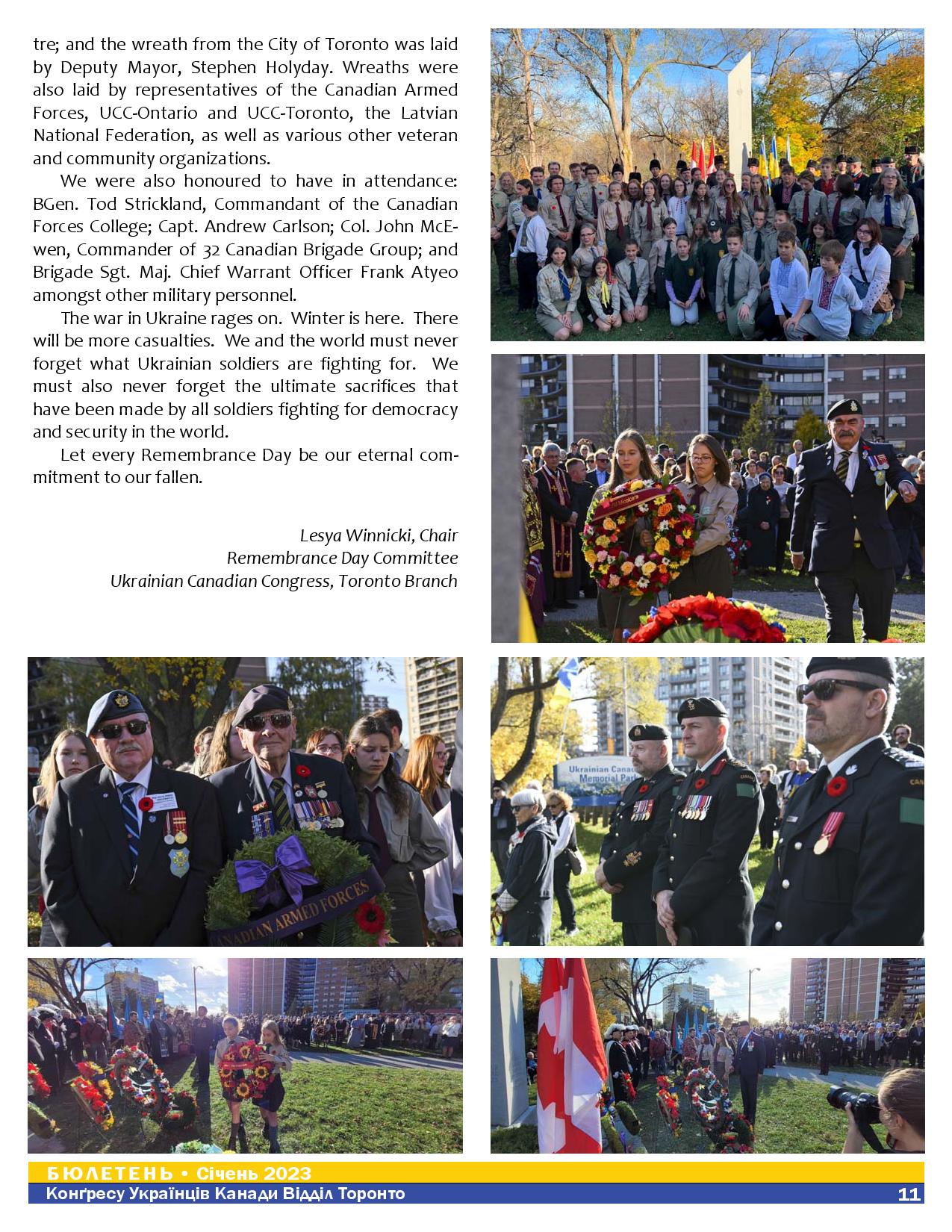 UCC Toronto - UCC-T Bulletin